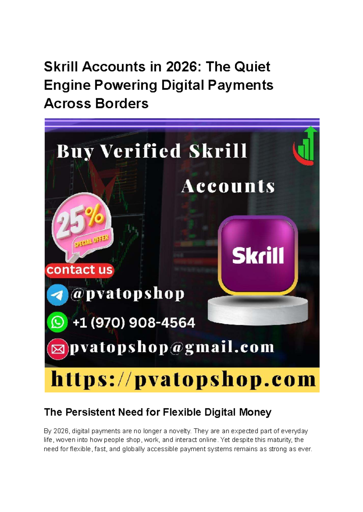 Skrill Accounts in 2026: The Essential Tool for Digital Payments - Studocu