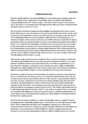 Miller v Jackson Notes - Summary Graduate diploma law - Miller and ...