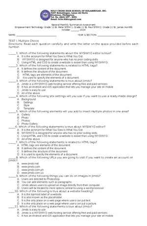 Session PLAN cookery nc2 - SESSION PLAN Sector : TOURISM Qualification ...