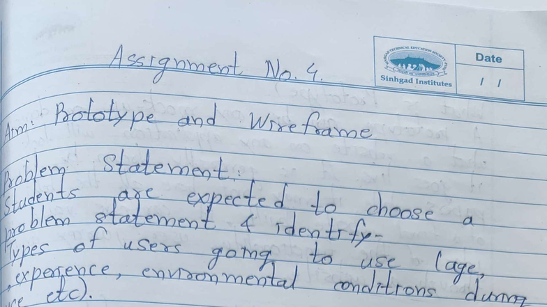 HCI 45 - Assignment 4: Prototyping and Wireframe Design - Studocu