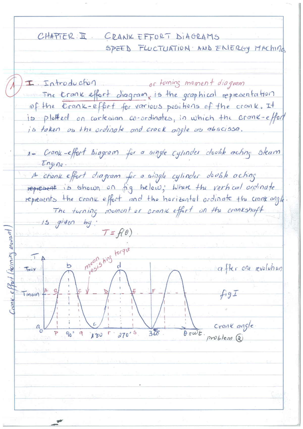 Theory of Machines III: Chapter 2 - Engine Speed Fluctuation Analysis ...