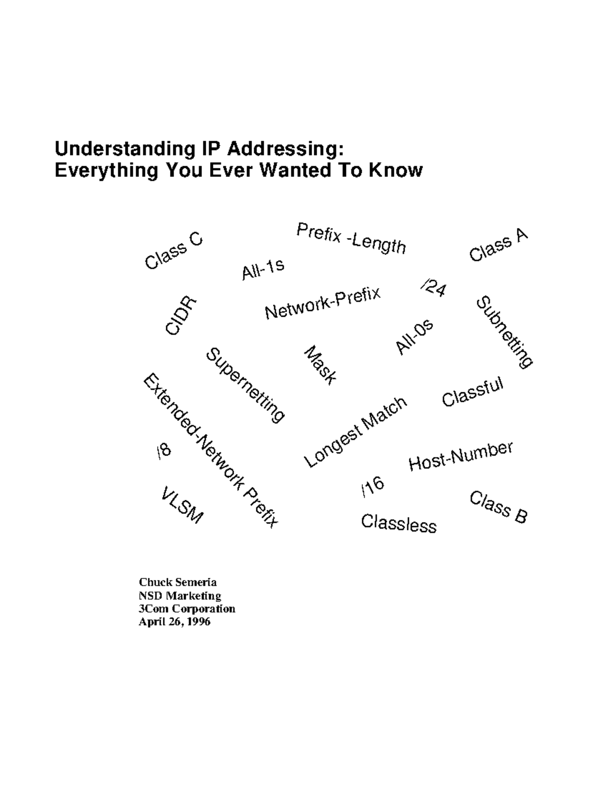 Understanding IP Addressing: Classful and Subnetting Concepts for IP 101 - Studocu