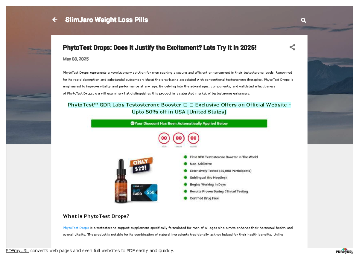GDR Labs PhytoTest Drops: A Comprehensive Review of Benefits & Efficacy ...