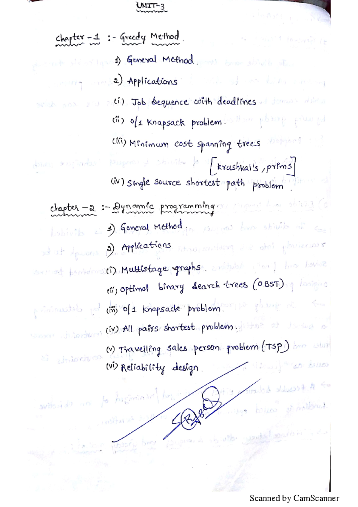DAA UNIT-3 - vhfyguyj - chapter 1 Greedy Method 1) General Method 2 ...