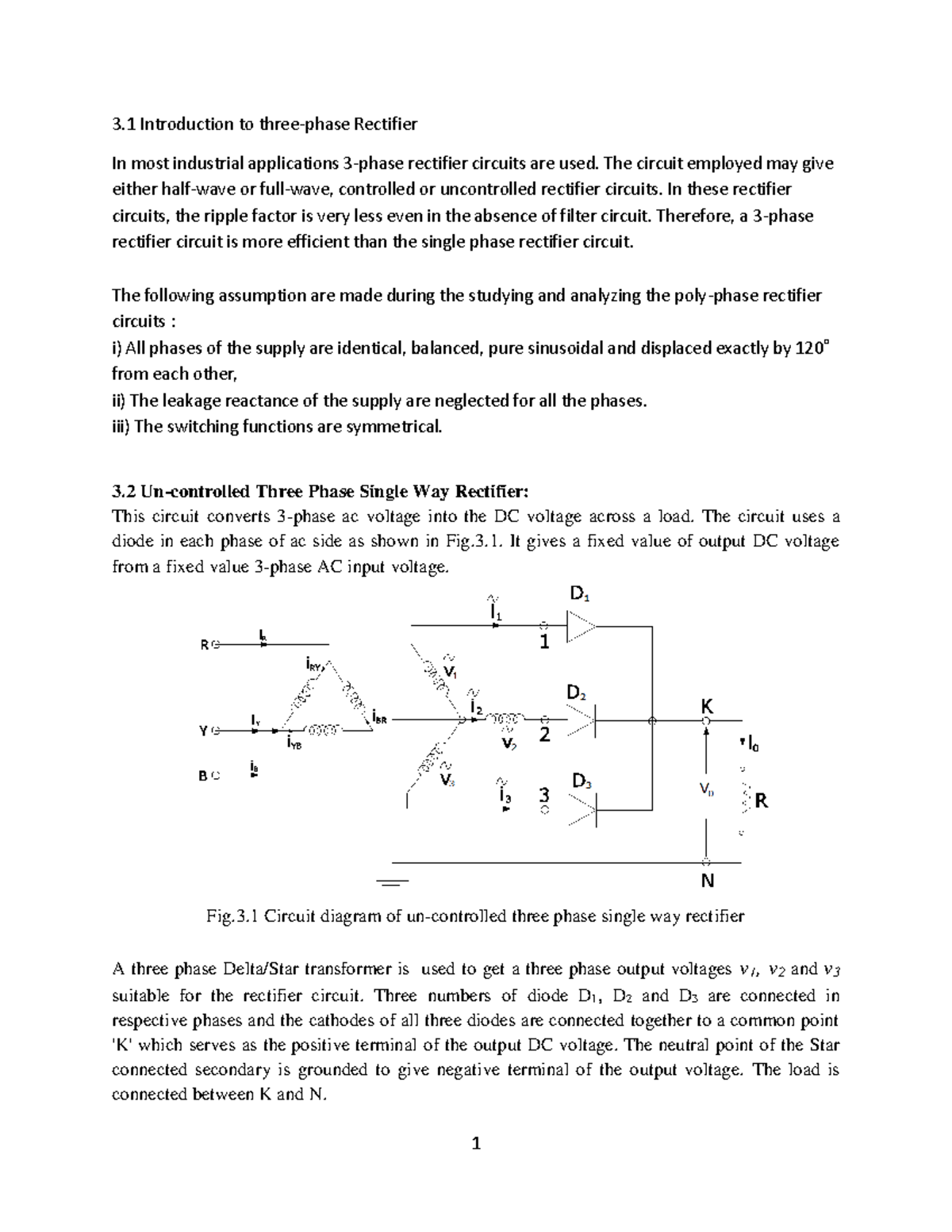 Chap-3 Three Phase Rectifiers: Introduction and Circuit Analysis - Studocu