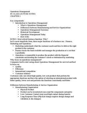 POM 3430- Chapter 16 Project Management - Chapter 16: Project ...