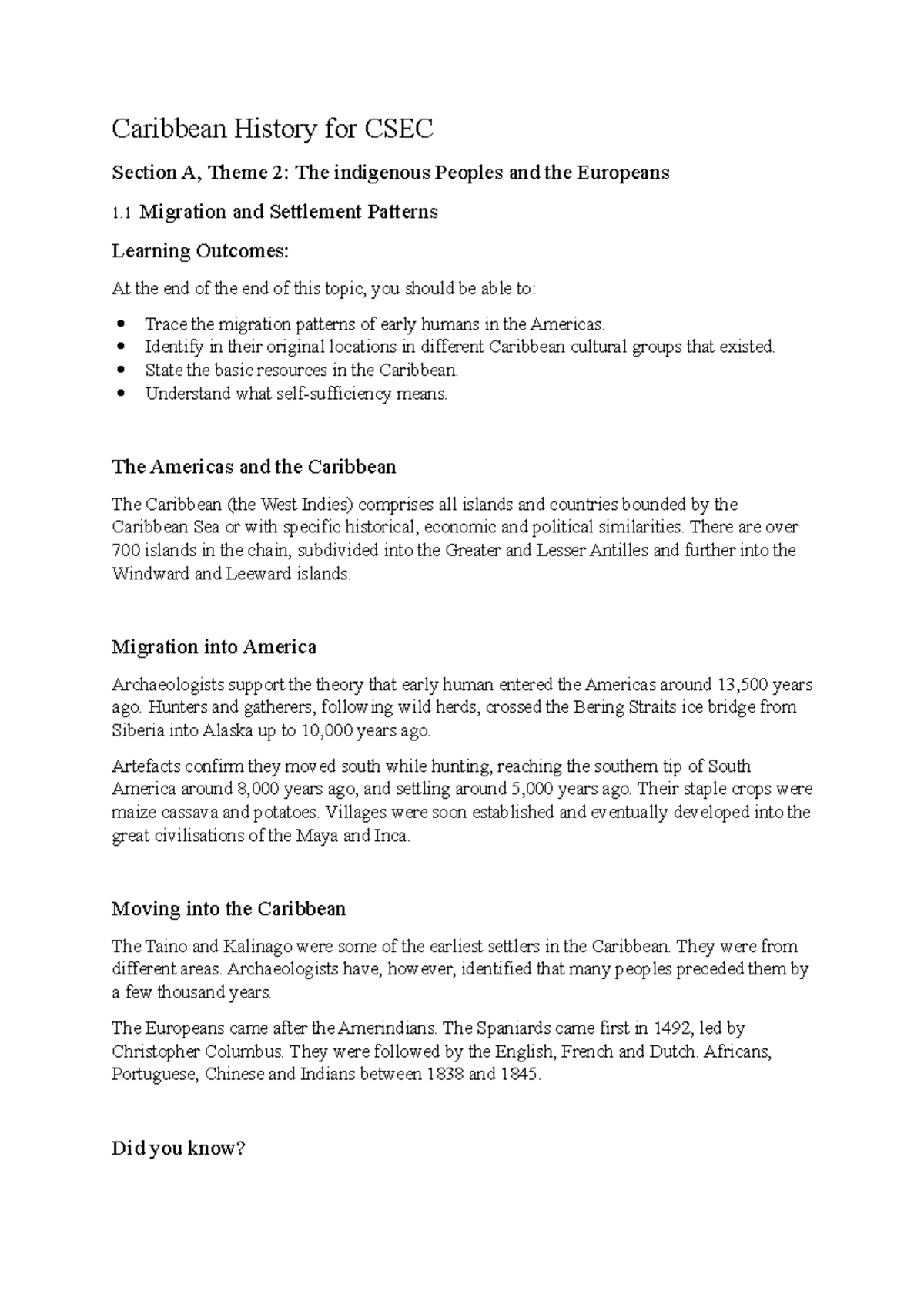 CSEC History Paper 02 Booklet: General Proficiency (2016-2023) - Studocu