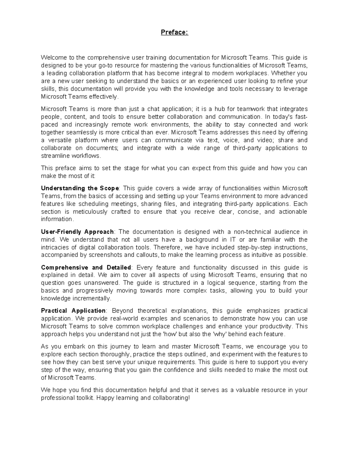 Microsoft Teams User Training Guide: Mastering Collaboration Tools ...