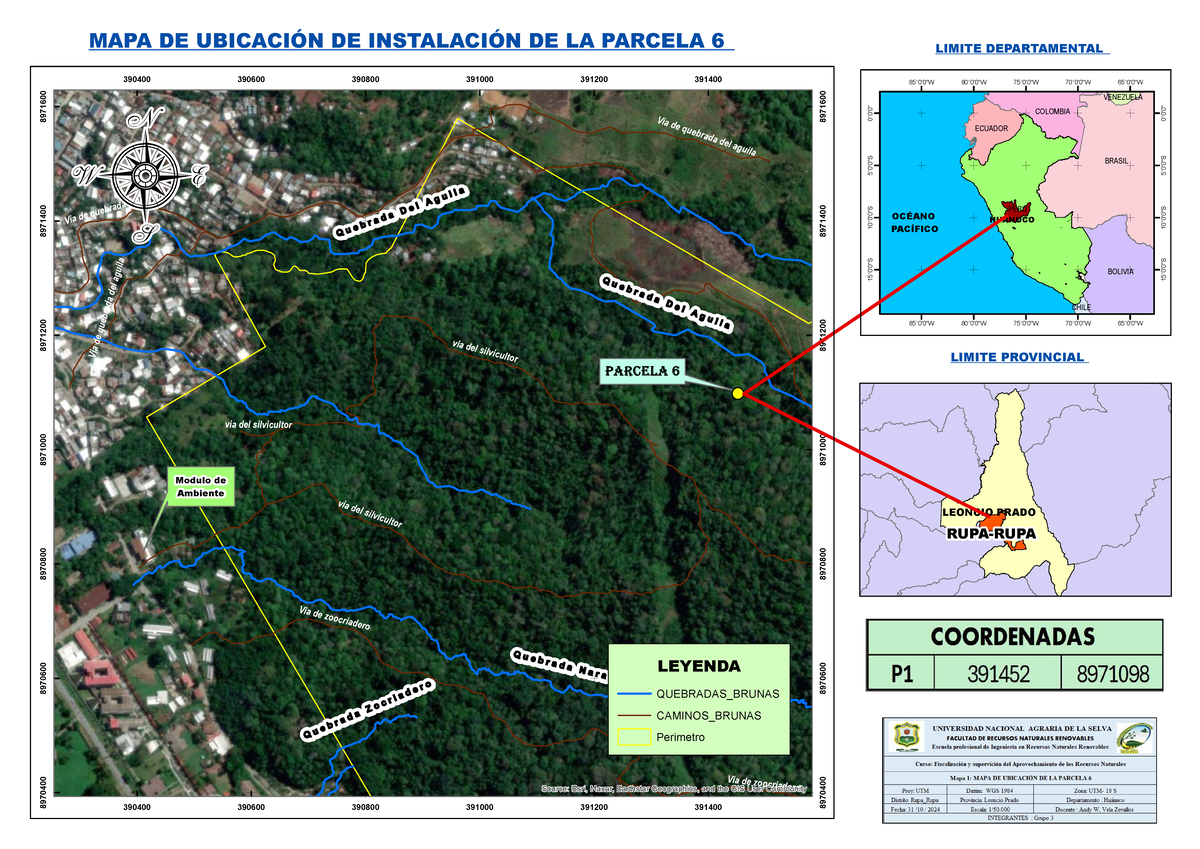 MAPA DE UBICACIÓN DE LA PARCELA 6 - GRUPO 3 - Studocu