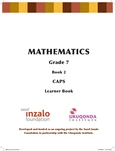 MATHEMATICS Grade 7 Term 3 Learner Book: Numeric & Geometric Patterns ...