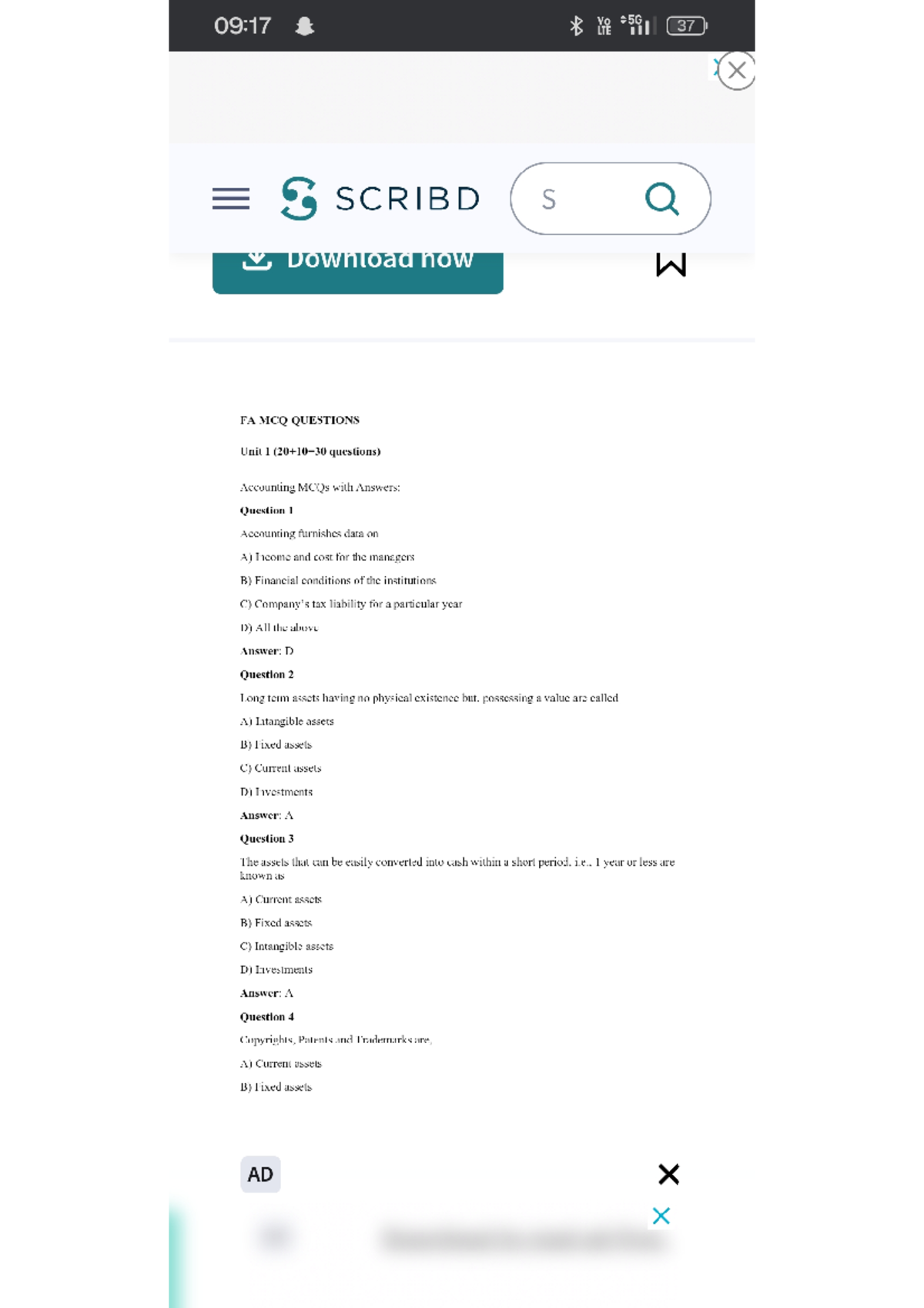 Financial Accounting: Unit 1 & 2 Overview and Key Concepts - Studocu