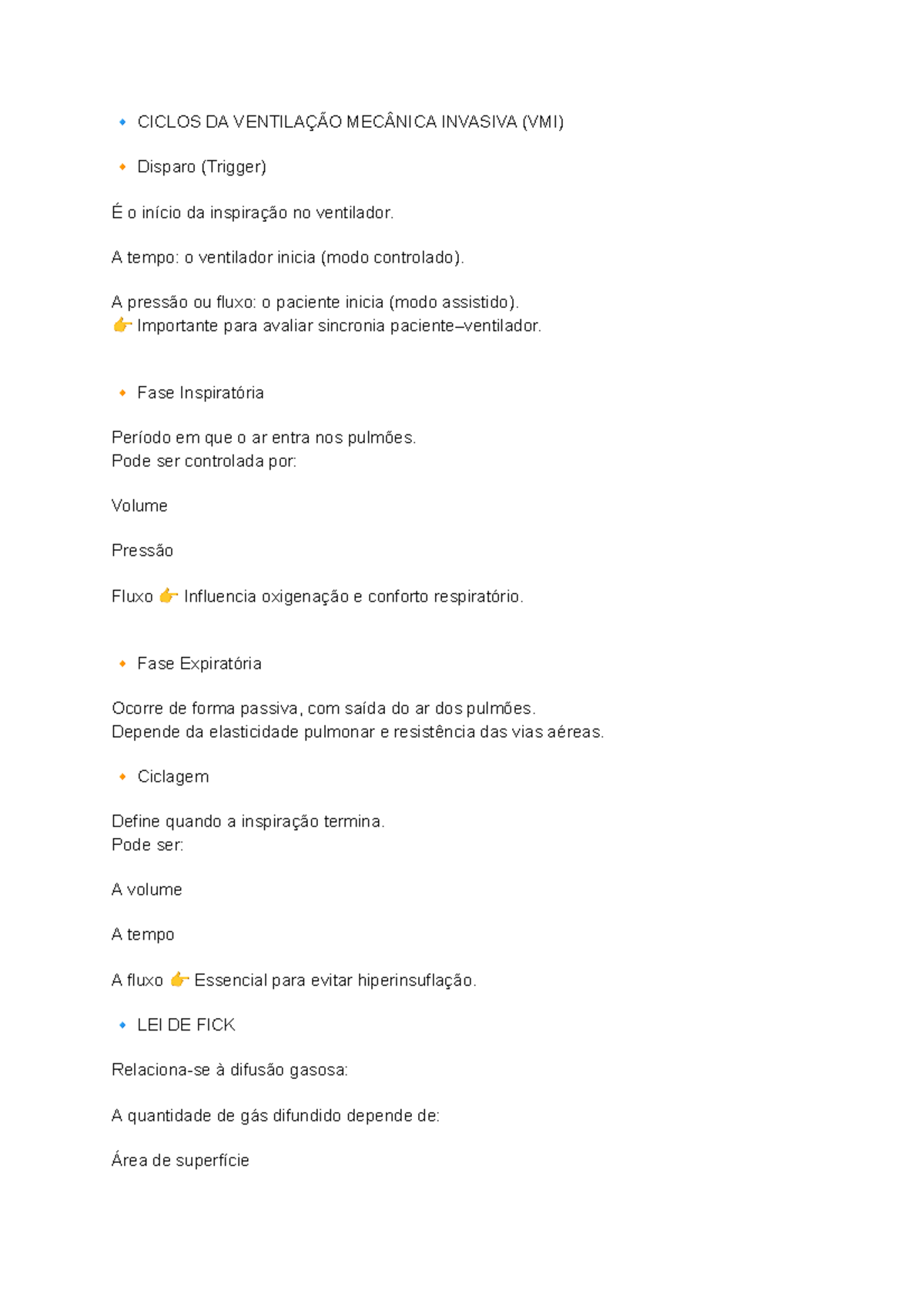 CICLOS DA VENTILAÇÃO MECÂNICA INVASIVA (VMI) - Notas de Terapia ...