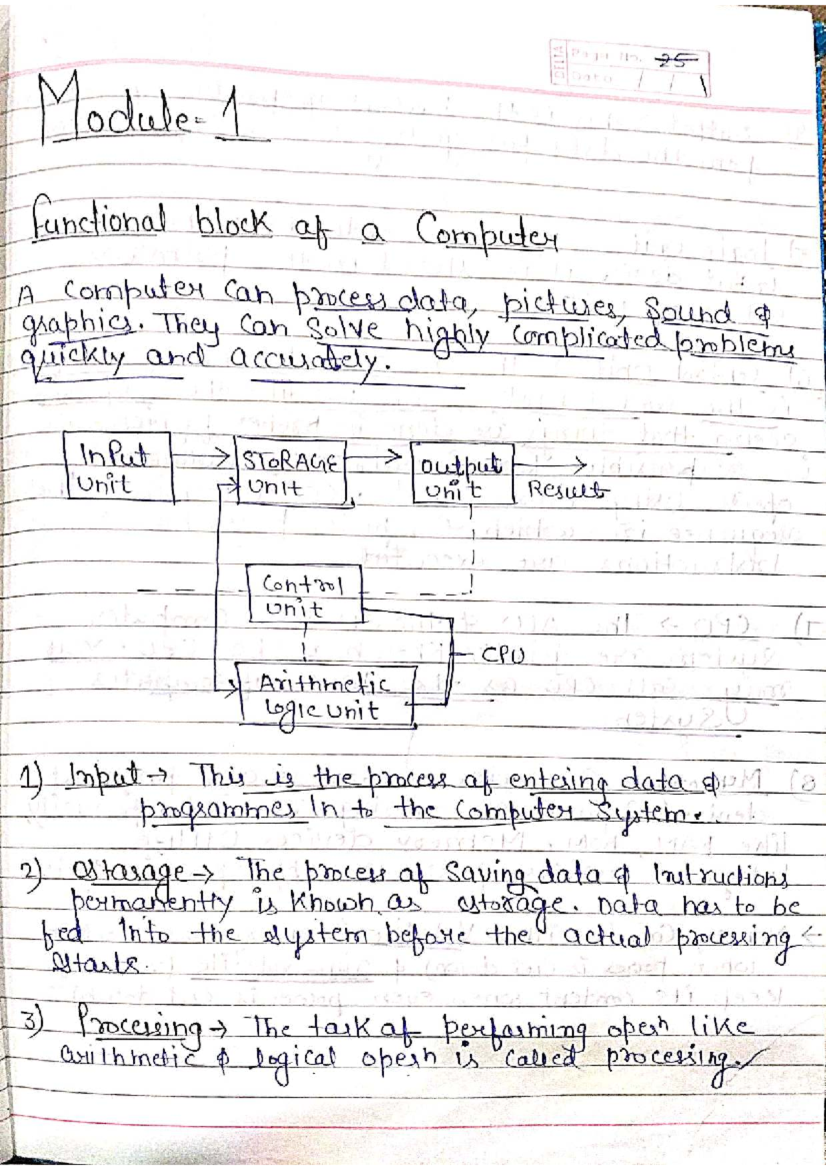 COA Module 1: Functional Blocks of a Computer System - BTech CSE 4th ...