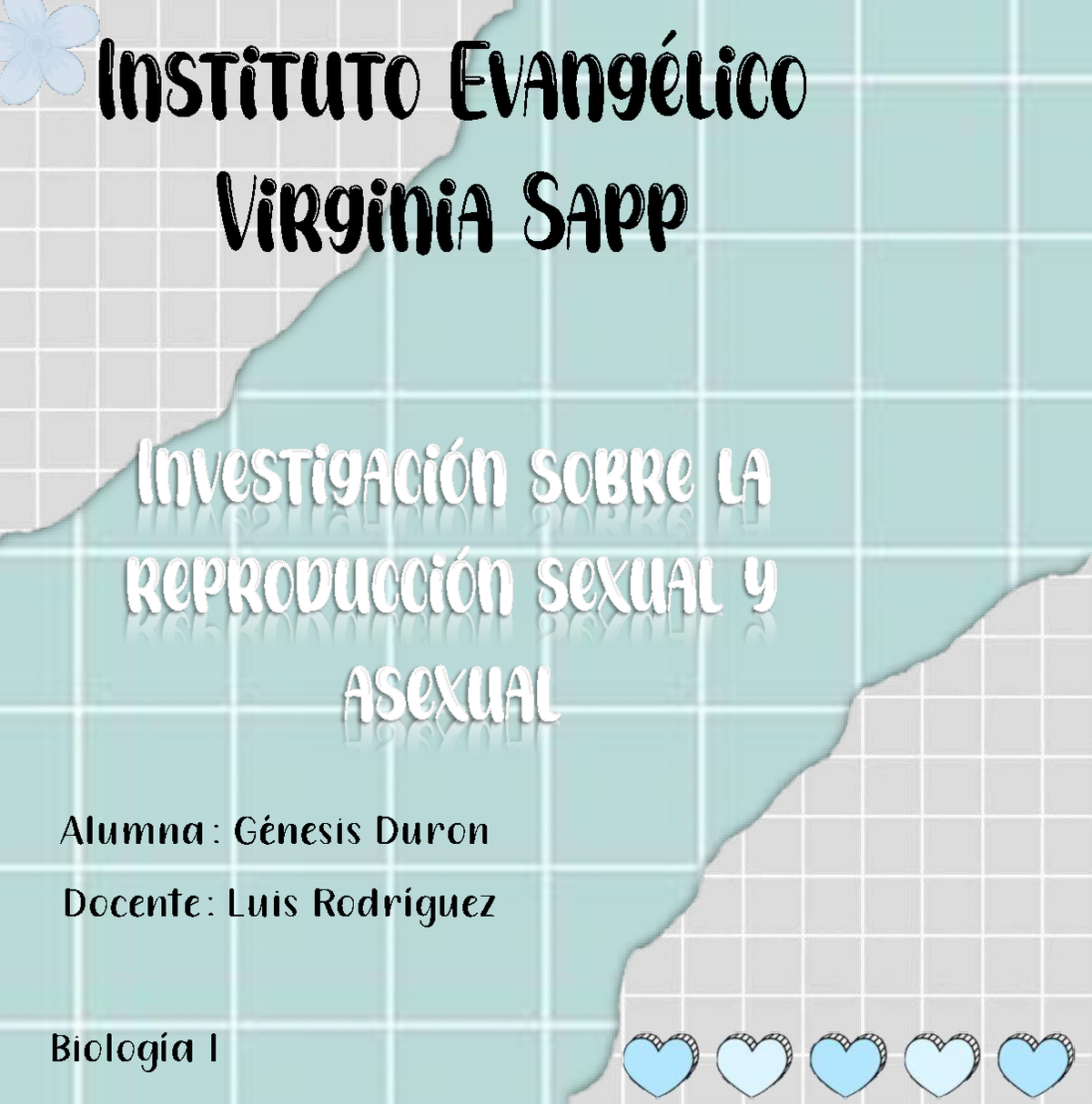 Investigacion de la reproduccion sexual y asexual - BIOL 2200 ...