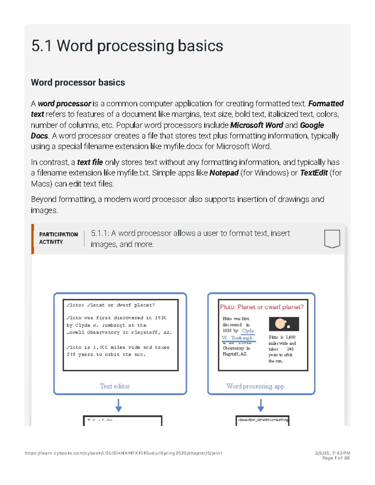Understanding Word Processing & Spreadsheet Basics for INFX 101 Final ...