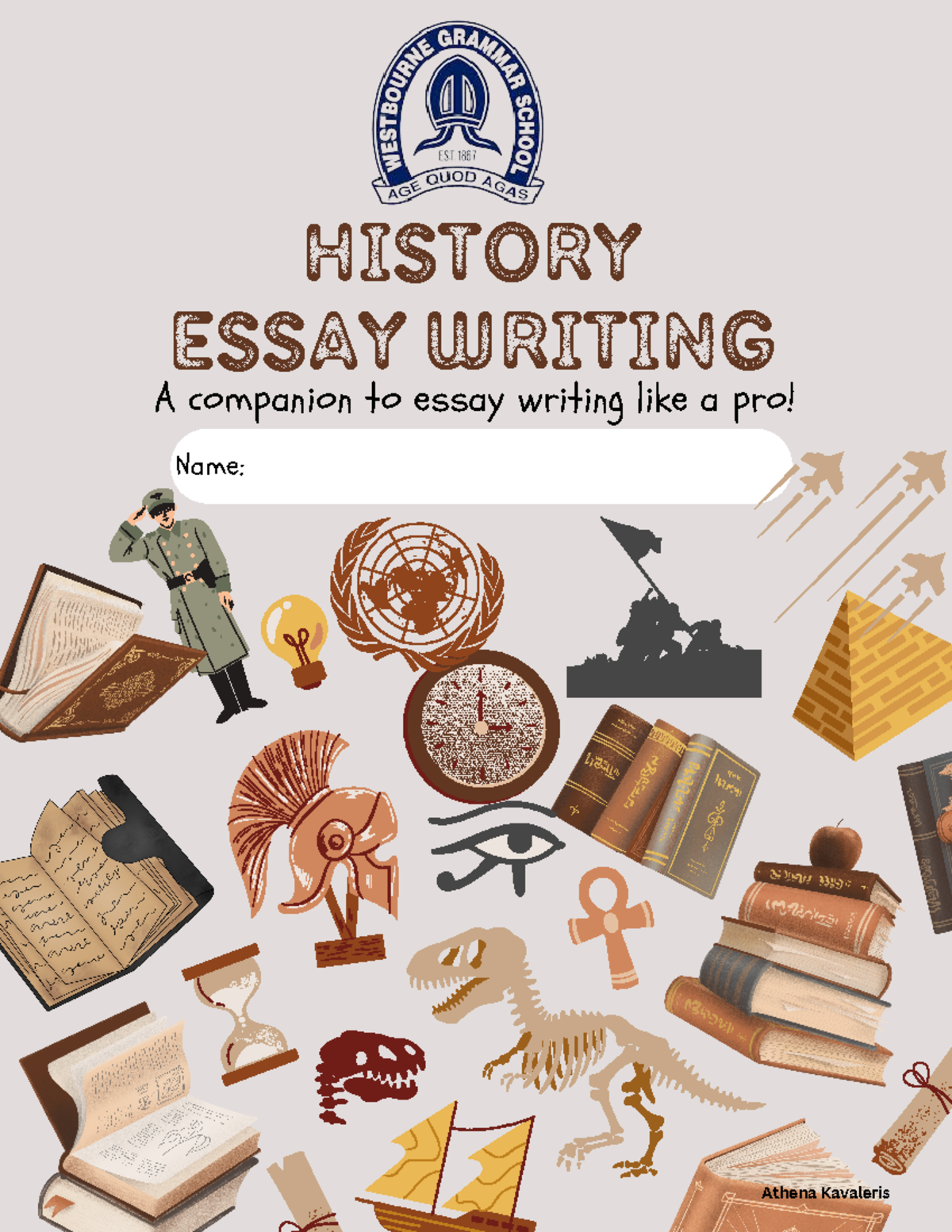 Essay Writing Like A Pro Student Booklet - Name: History Essay writing ...