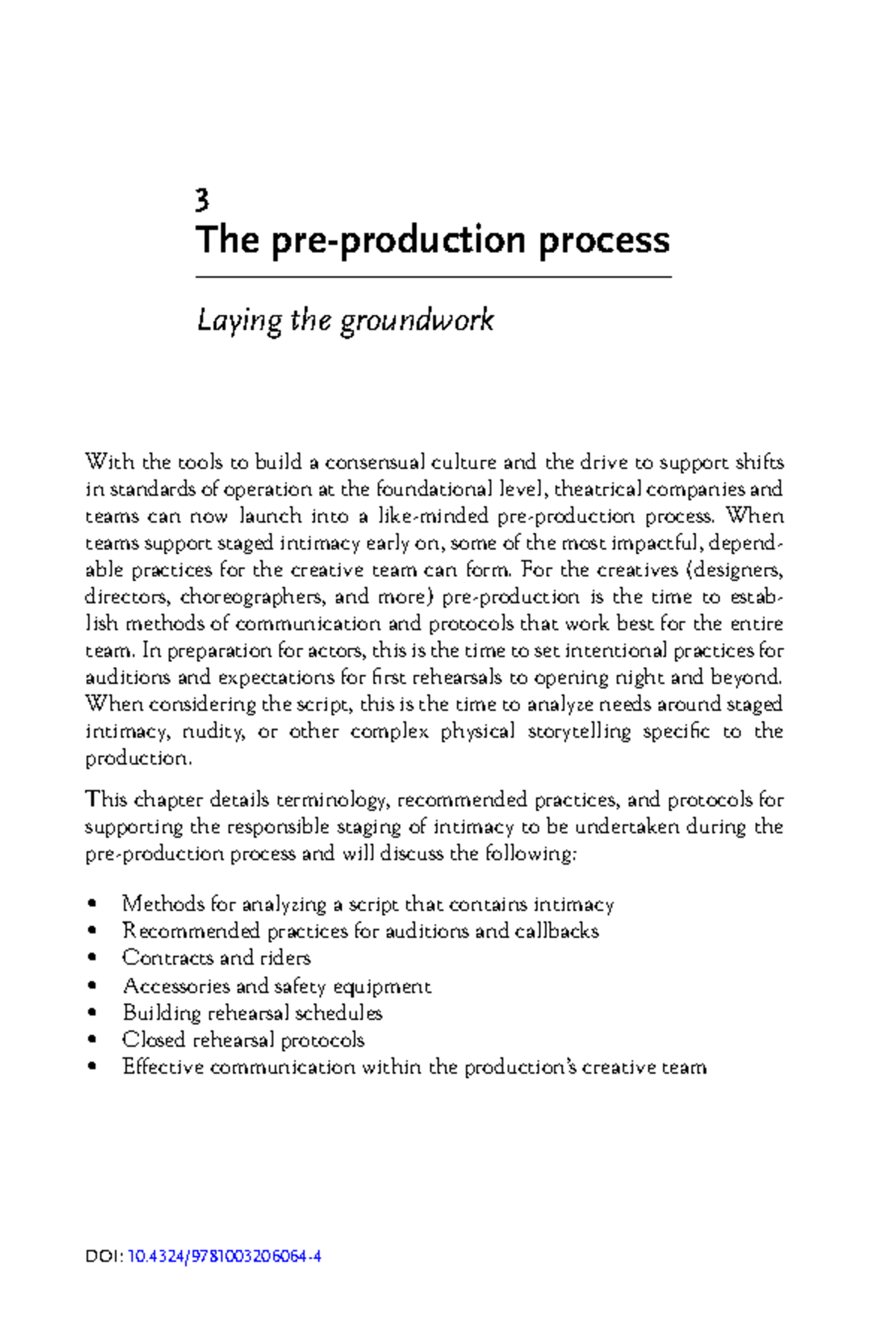 Supporting Staged Intimacy: Best Practices for Theatre Professionals - DOI: 10/9781003206064 ...
