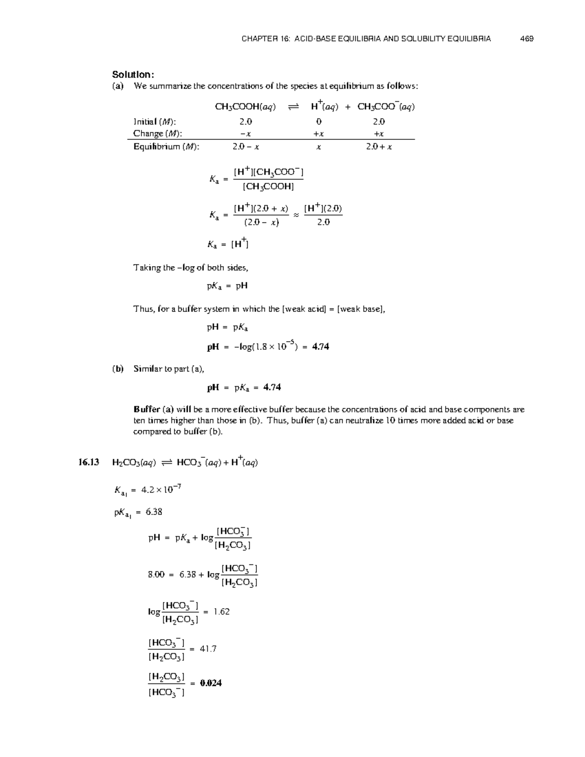 CH 16: Equilibria & Solubility Equilibria Solutions (Chem 101) - Studocu
