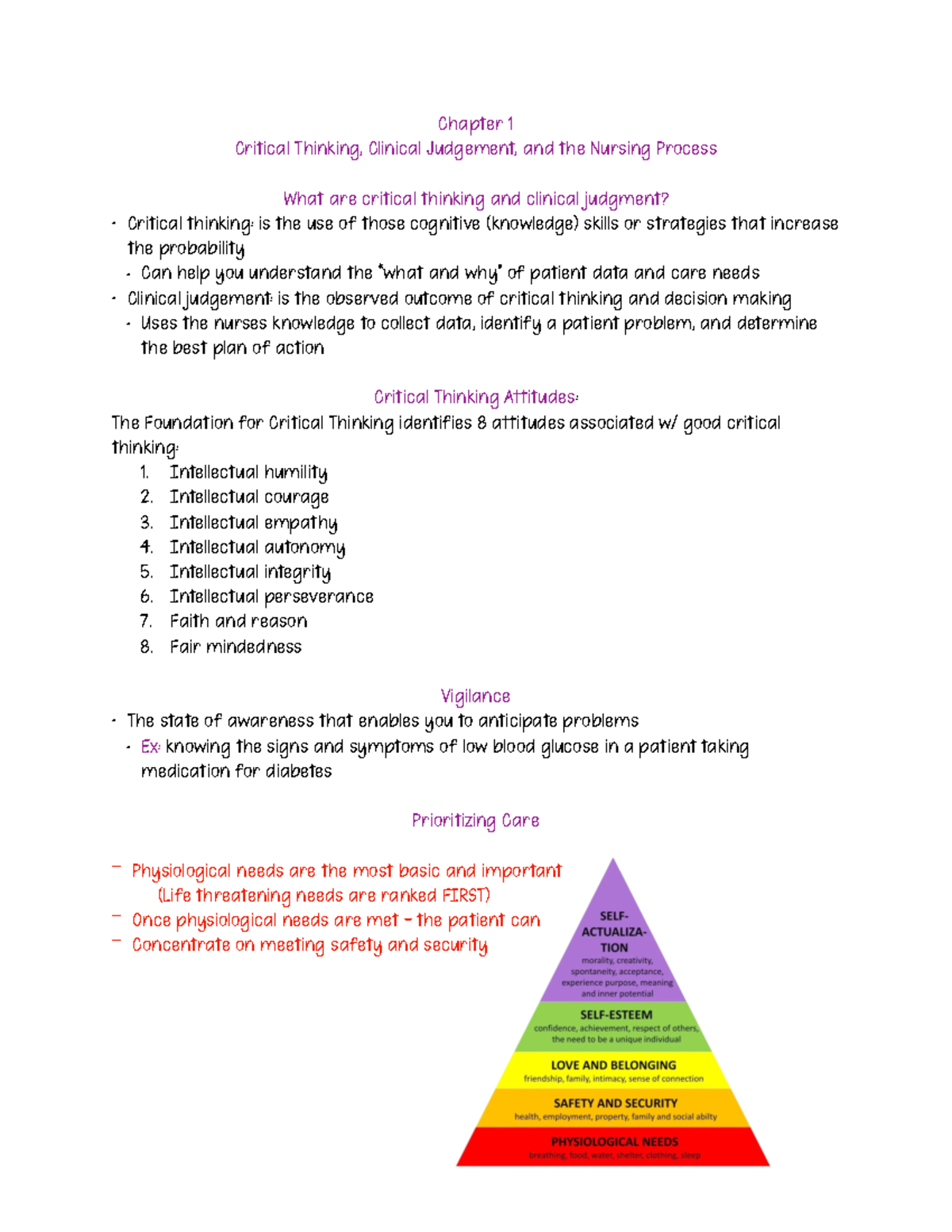 Critical Thinking & Clinical Judgment in Nursing Process - Chapter 1 ...