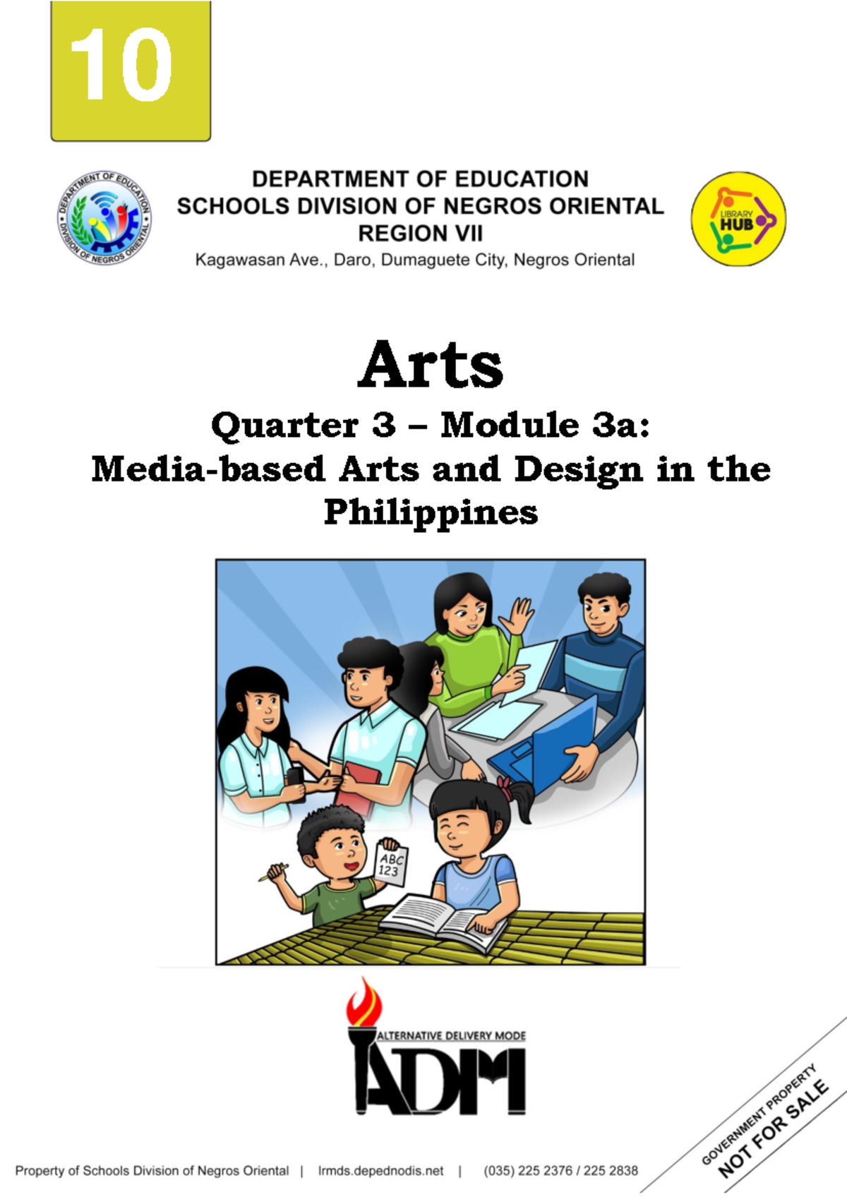 Arts 10 3Q - MAPEH Module 3a: Media-based Arts & Design - Studocu