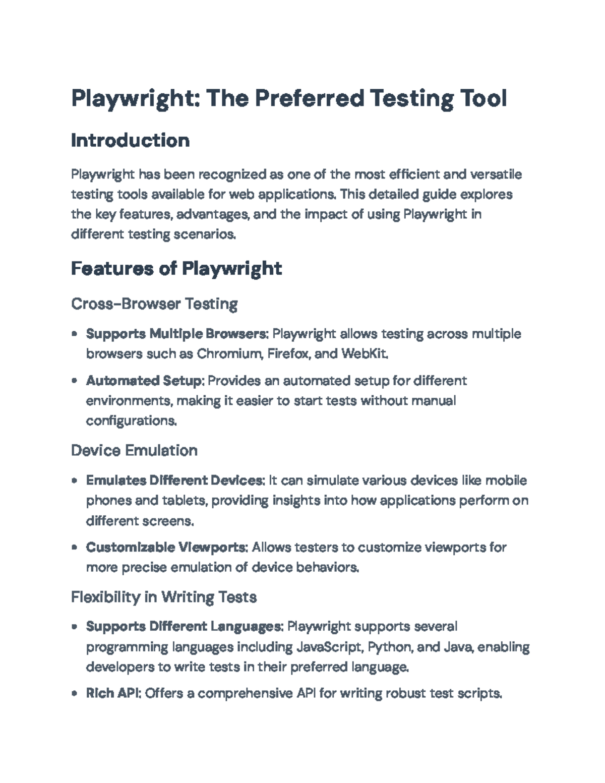 Playwright Overview: Key Features and Testing Benefits Explained ...