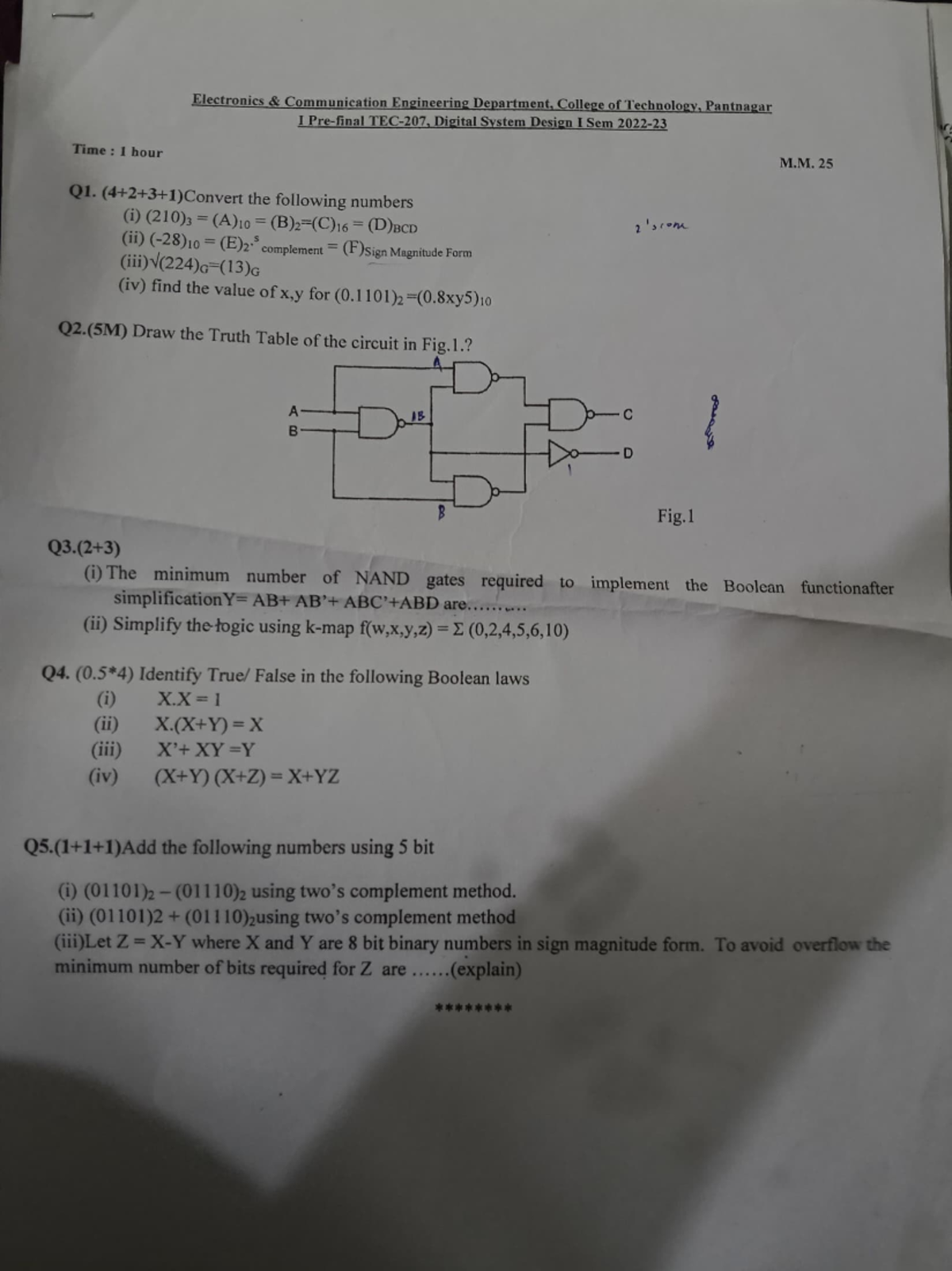 Digital System Design I Sem - Electronics Communication Engineering ...