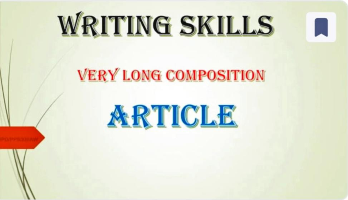 Article Writing Guidelines and Tips - Extended Notes - Studocu