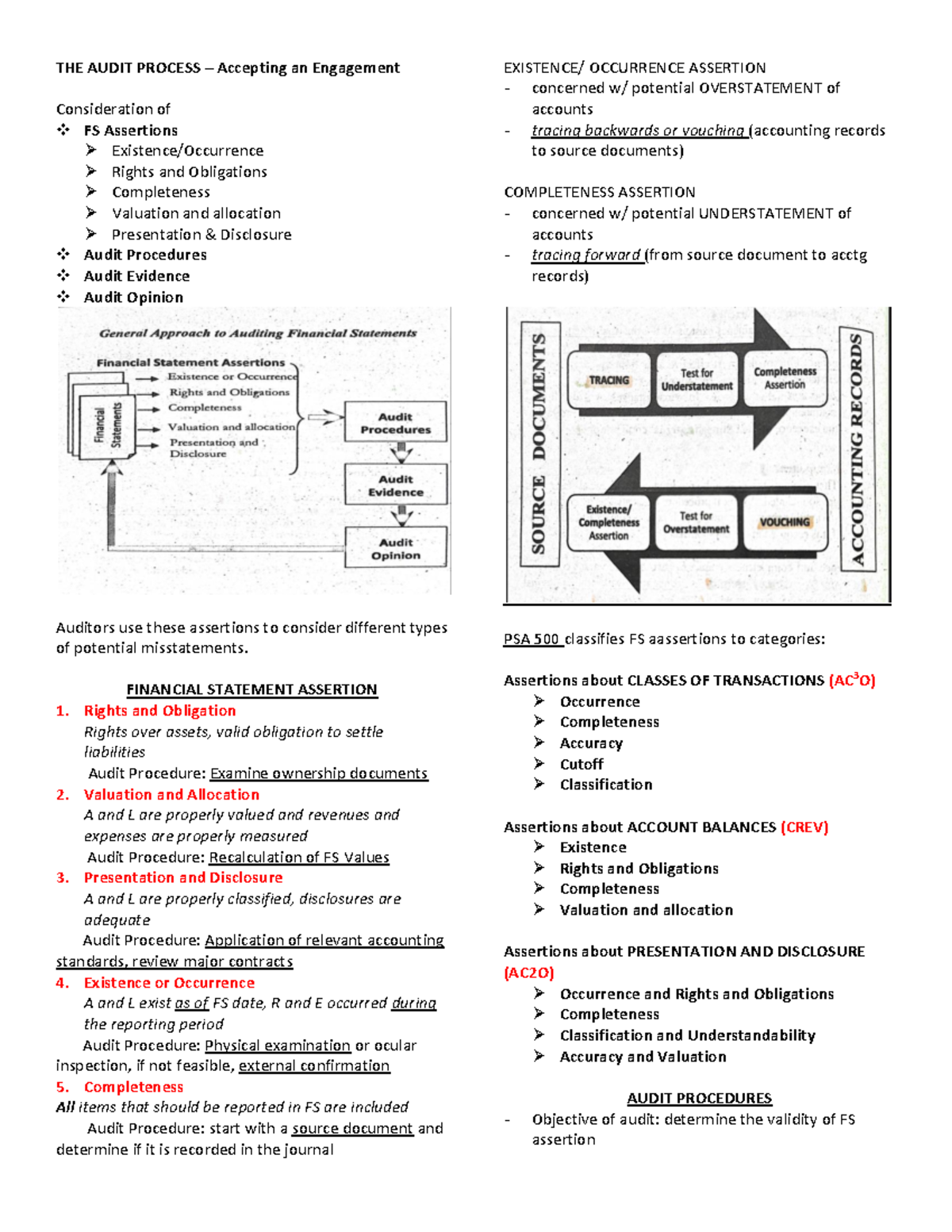 Chapter 4 - Audit Process: Understanding Engagement Acceptance - Studocu