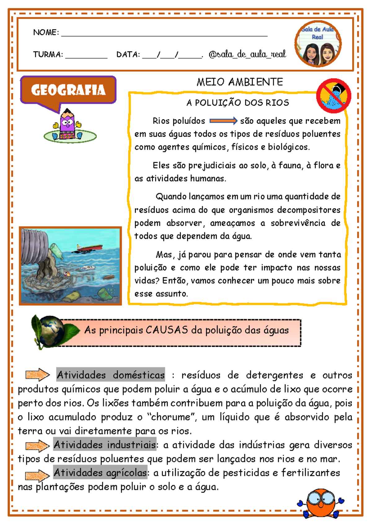 Poluição dos Rios: Causas, Consequências e Prevenção - Meio Ambiente ...