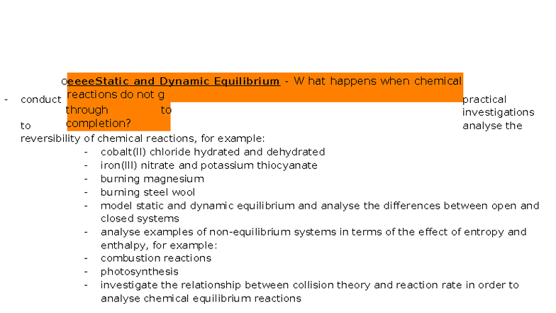 Module 5 Chemistry: Equilibrium and Acid Reactions Analysis - Studocu
