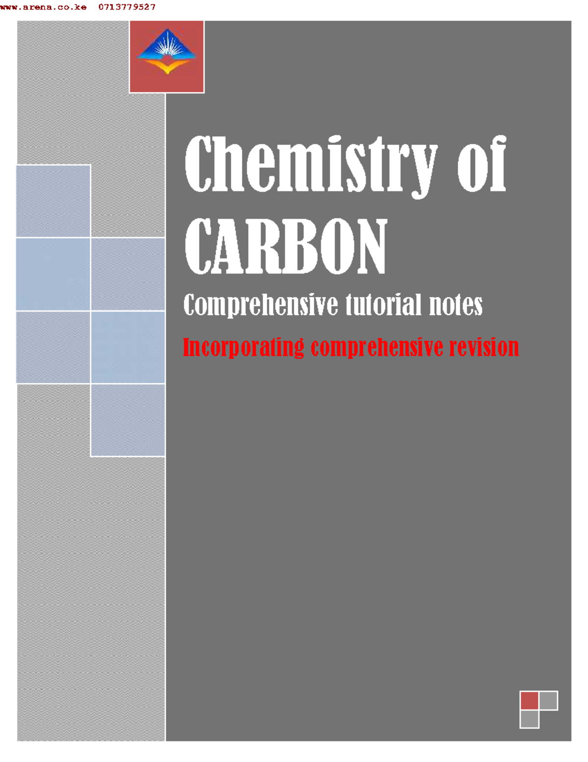 0713779527 Chemistry of Carbon: Comprehensive Tutorial Notes - Studocu