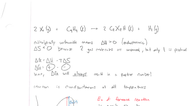 4-10-24 - Practice Problems on Enthalpy and Reaction Dynamics - Studocu