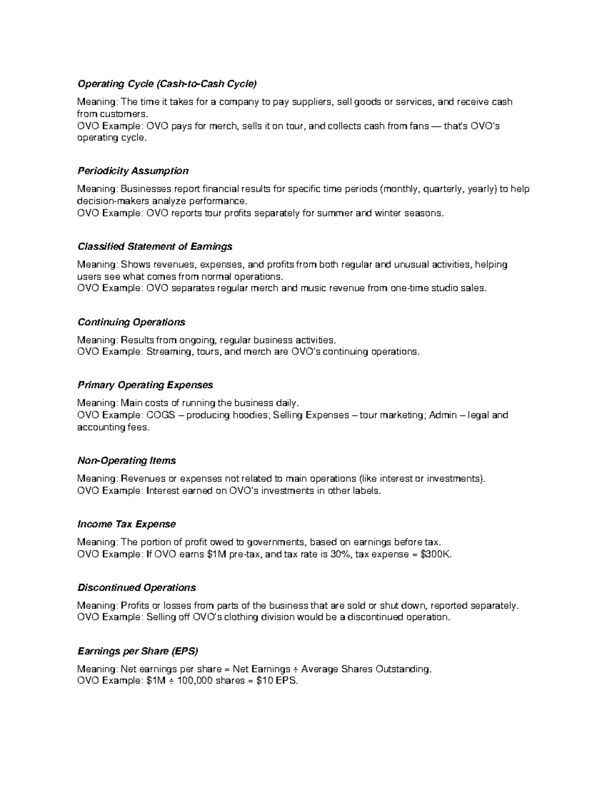 Accounting Chapter 3 Notes (ACCT 101) with OVO Examples - Studocu