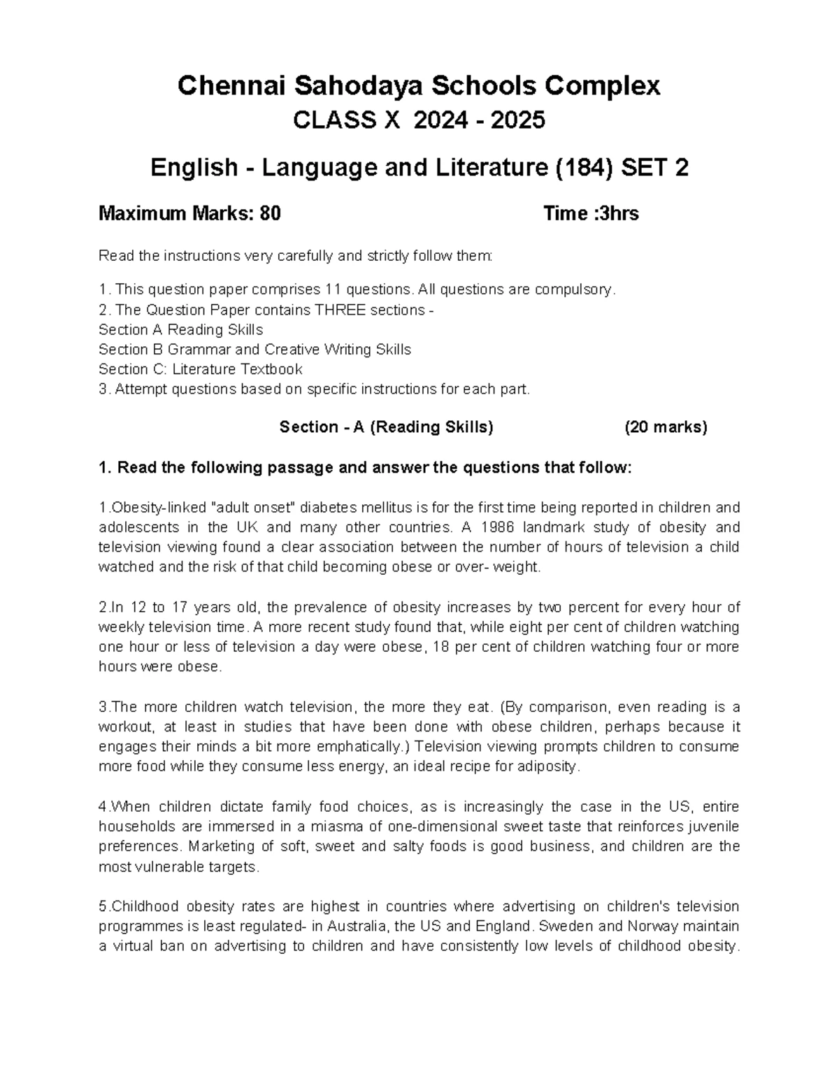 English Project Report Guidelines | Class 12 | English Core (301) - Studocu