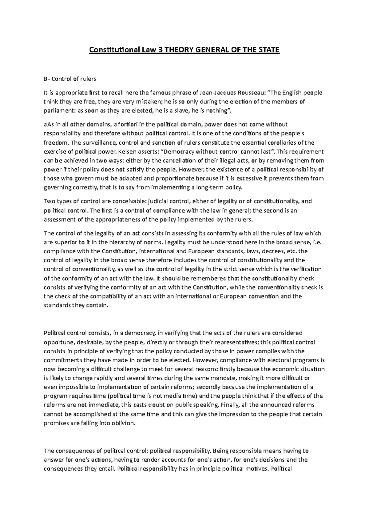 Constitutional Law 3 Theory General OF THE State - Constitutional Law 3 ...