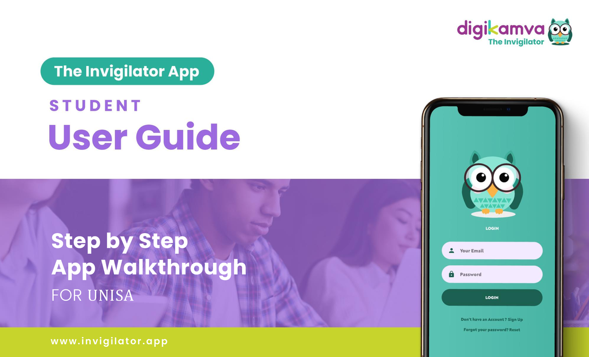The Invigilator App - Student User Guide - Unisa ...