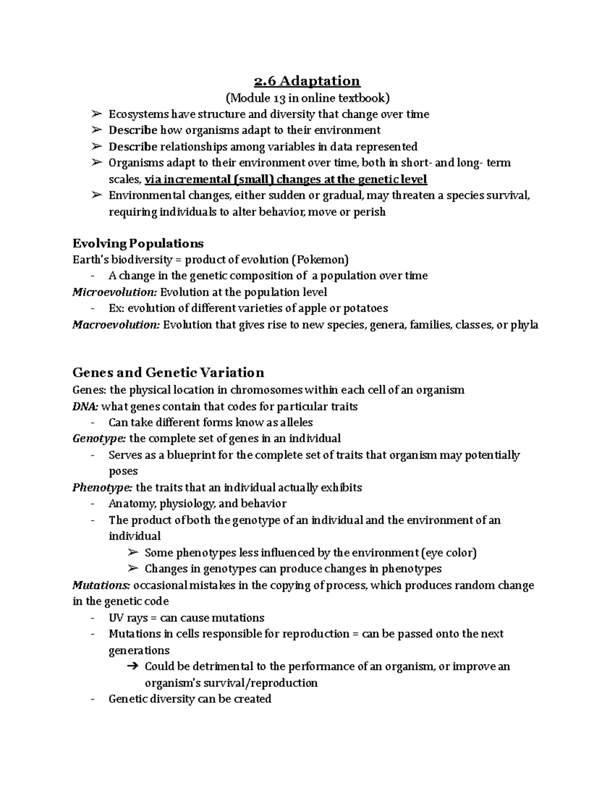 Evolutionary Adaptations and Processes: Insights into Natural Selection ...