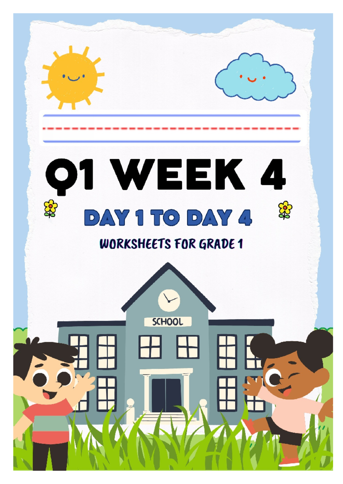 Q1 W4 Worksheets for Grade 1: Daily Activities and Exercises - Studocu