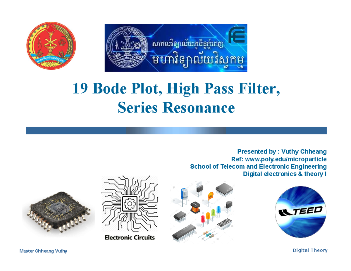 19 Bode Plot high pass filter - Master Chheang Vuthy Digital Theory 19 Bode Plot, High Pass ...