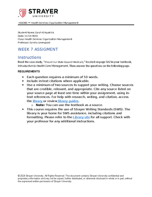 [Solved] Insert intext citations SWS style Strayer Writing Standards ...