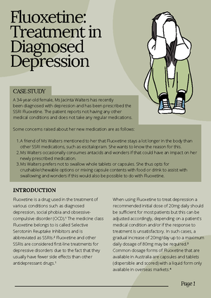 Sertraline - med template - ACTIVE LEARNING TEMPLATE: Medication ...