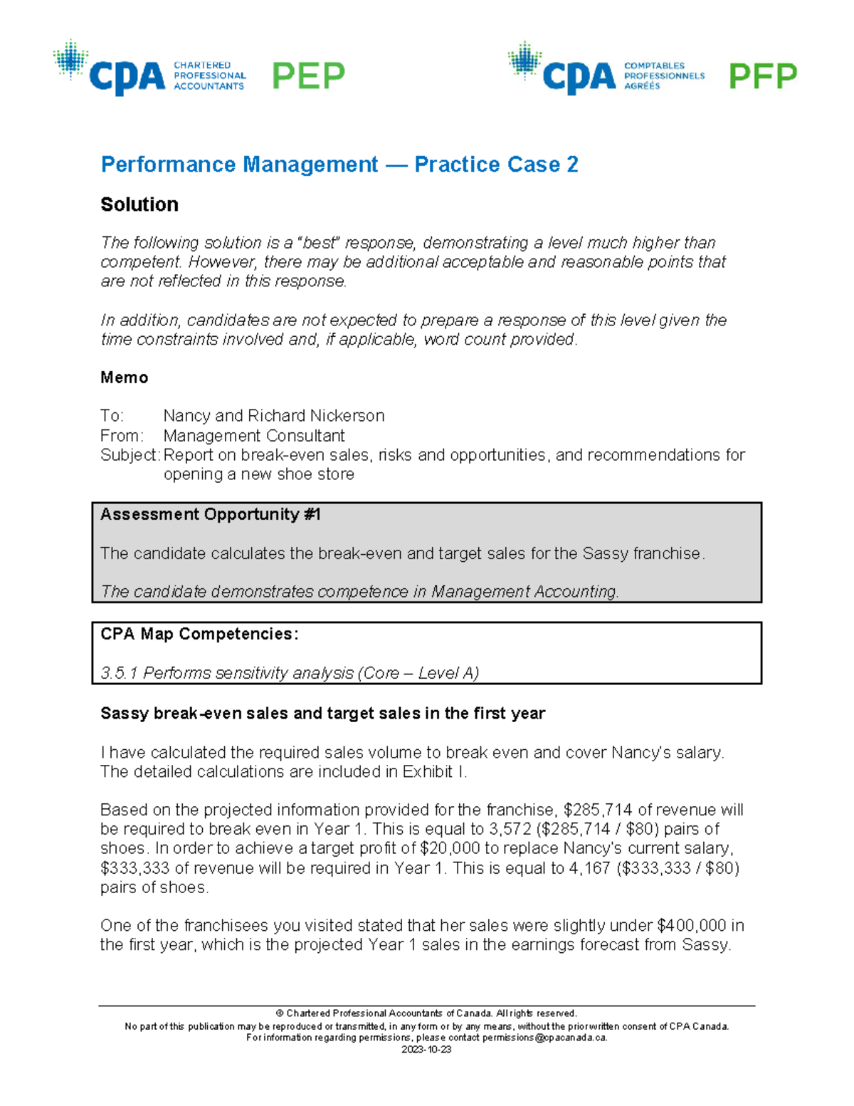 PEM-2401E-PC02 - Performance Management Case Study Analysis - Studocu