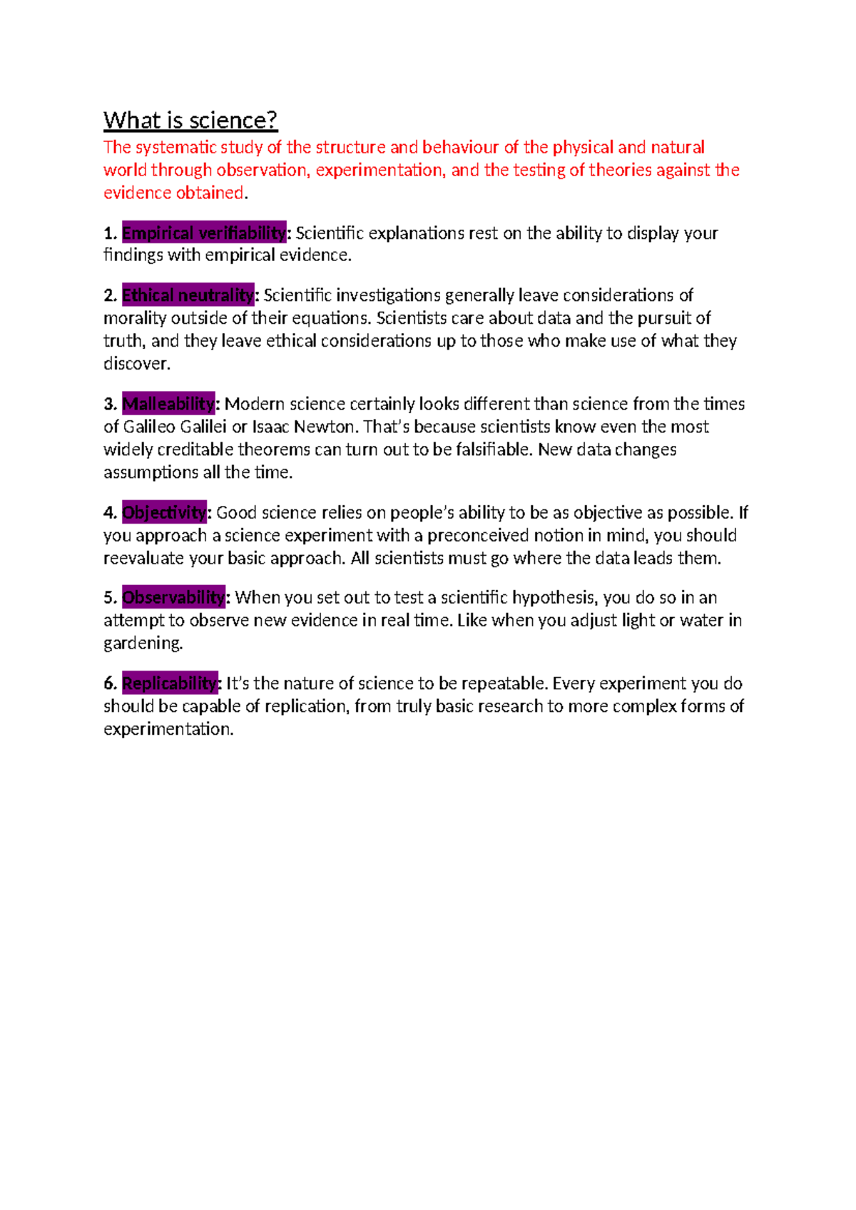 Understanding Science: Key Principles and Concepts - Studocu