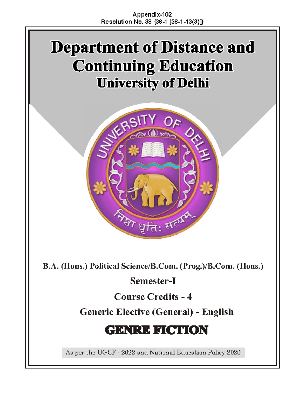 B.A. (Hons.) Political: Study Guide on "The Sign of the Four" - Studocu