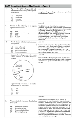 CSEC PHYSICS 2023: ESSENTIAL NOTES & SYLLABUS REVIEW - Studocu