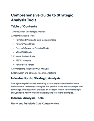 2; Penrose Portefeuille DES Ressources Analyse Interne - L’ANALYSE INTERNE VIA LE MODELE DU ...