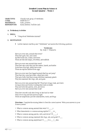 TRENDS NETWORKS CRITICAL THINKING - DAILY DETAILED LESSON PLAN (DLP ...