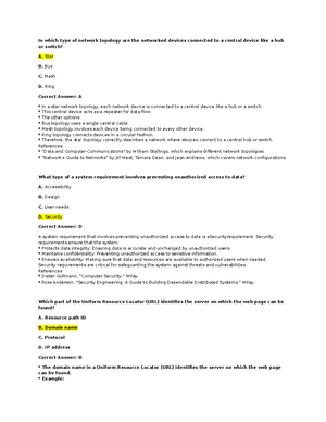 C726 notes on Performance assessment - You will design technical ...