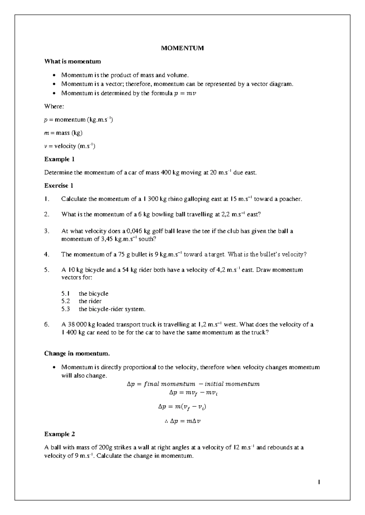 Physical Sciences P1 Data Sheet May 2024 Exam Constants & Formulas ...