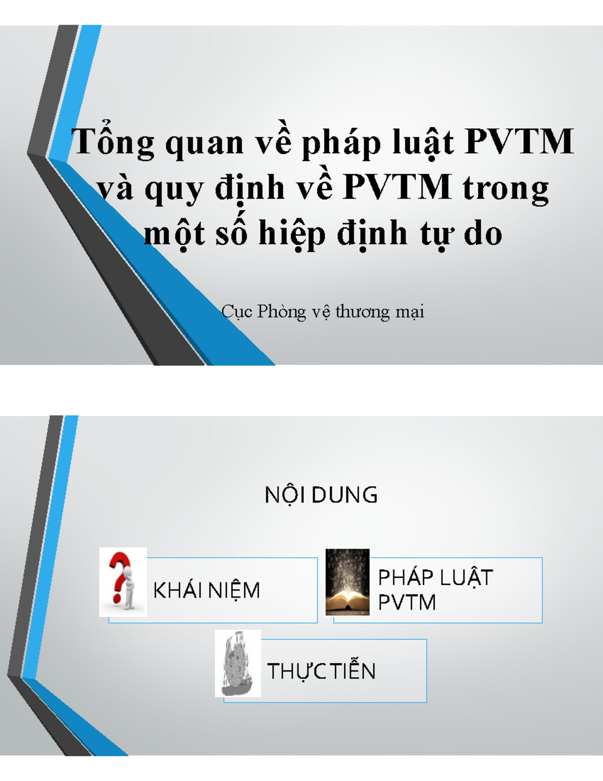 Tổng quan về các biện pháp PVTM trong pháp luật Việt Nam - Studocu